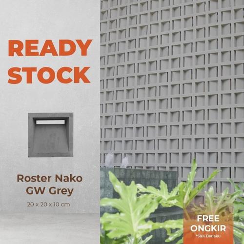 Jual Roster nako abu 20x20x10 - Kab. Bekasi - Roster minimalis HR ...