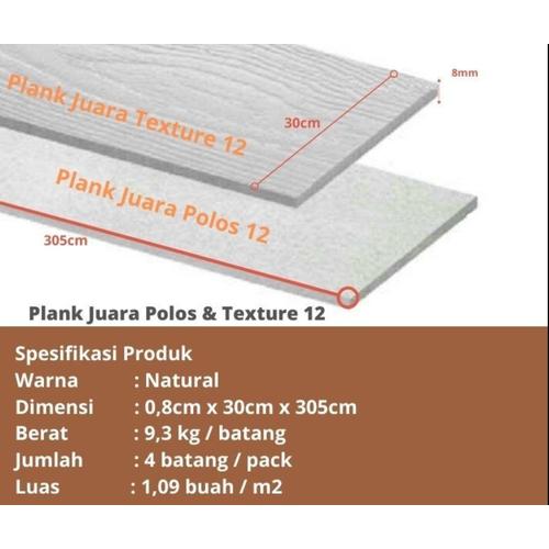 Jual Conwood Plank 12 Juara Texture & Polos 12mm / Alternatif Kayu - Indah - Texture - Kab ...