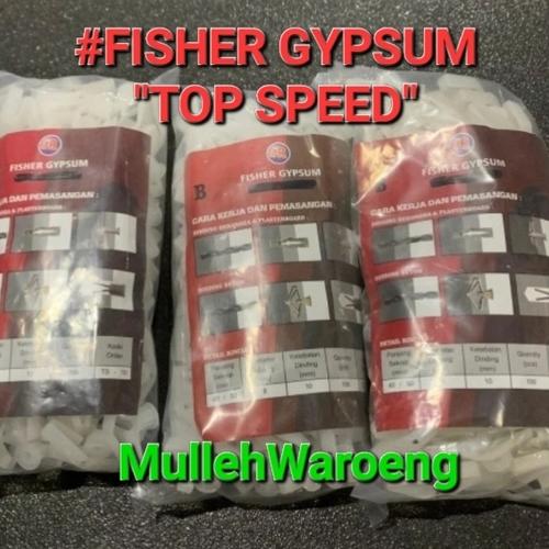 Jual NYLON TOGGLE GYPSUM / PLASTIK FISHER KUPU SKRUP GYPSUM 1 PACK ISI 100 - Jakarta Timur ...