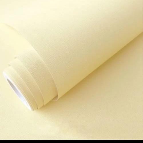 Jual wallpaper stiker roll polos 10 meter - cream kuning muda - Kota ...