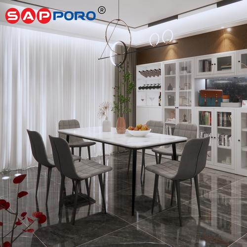 Promo SAPPORO CASTELLO - Meja Makan Set Marmer | Dining Set Marmer ...