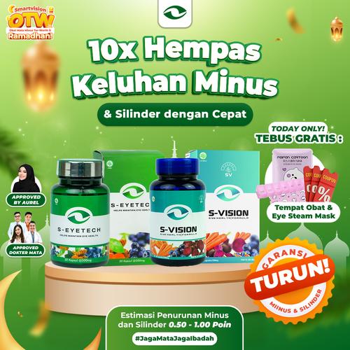 Jual PAKET SILVER SMART VISION (S-VISION + S-EYETECH 30 KAPSUL) TERBAIK ...