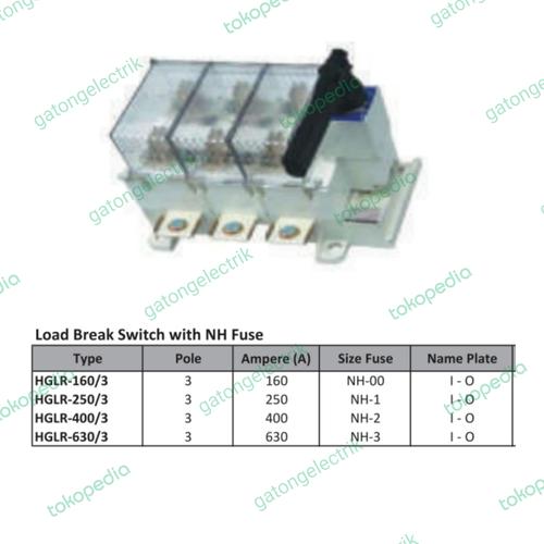 Jual LBS HGLR 400/3 Load Break Switch with Nh Fuse 3Pole 400a - Jakarta ...