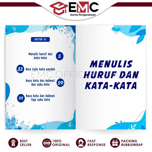 Jual EMC Buku Anak Paud dan Tk Metode Praktis 8 Jam Paud Lancar Baca ...