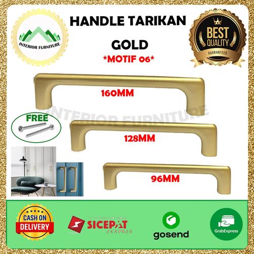 Jual Tarikan Laci Lemari Gold Motif 06 Bintik Emas Handle Pintu Laci ...