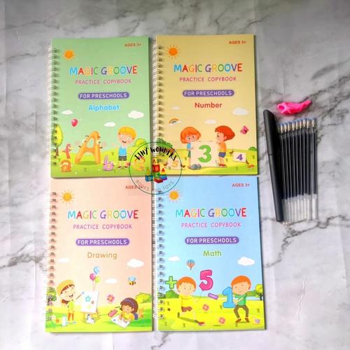Jual MAGIC GROOVE BOOK PRACTICE COPYBOOK BUKU ANAK BELAJAR MENULIS ...