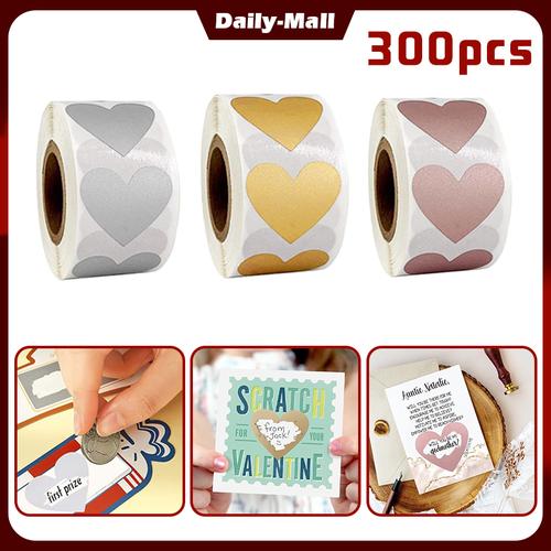 Jual Scratch Off Pin Label 300pcs Sticker Label Gosok Scratch Off ...