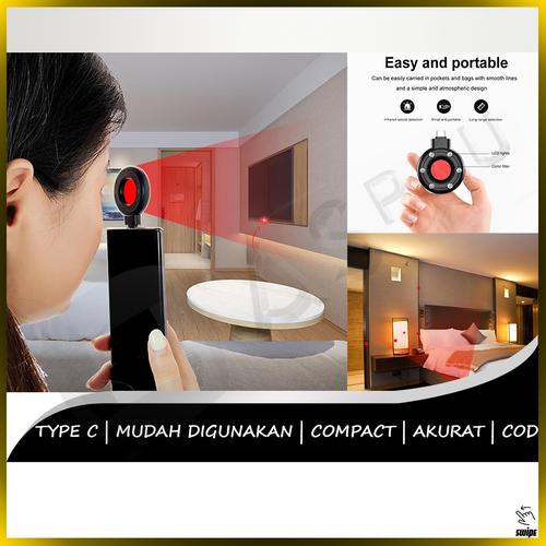 Jual Alat Pendeteksi CCTV Kamera Tersembunyi Deteksi Mengintai Camera ...