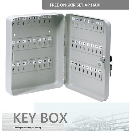 Jual KEYBOX KOTAK KUNCI BESI DINDING KEY BOX KOTAK GANTUNGAN KUNCI ...
