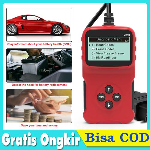 Jual Scanner Mobil OBD2 Pembaca Kode Diagnostik Alat Check Engine OBD ...