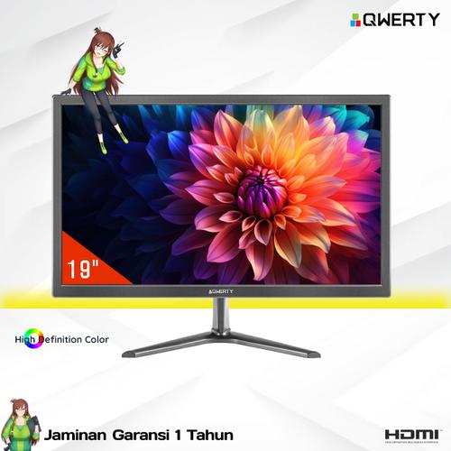 Jual Monitor LED 19 Inch HDMI Qwerty QM-190VH - Instan - Kota Bandung ...