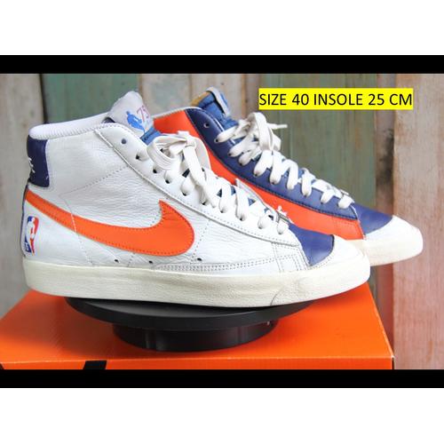 Jual Sepatu Nike Second Mid Blazer NBA 75th Anniversary Size 40 Insole ...
