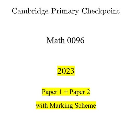 Jual Cambridge Primary Checkpoint Math Tahun 2023 - Jakarta Barat ...