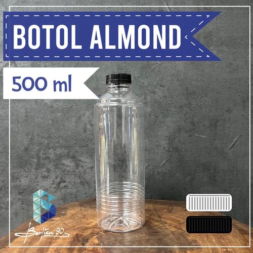 Promo Botol Almond 500 ml / Botol Plastik 500 ml / Botol Kopi / Botol ...