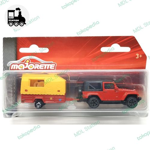 Jual Majorette Trailer Diecast - Jeep Wrangler Rubicon With Horse ...