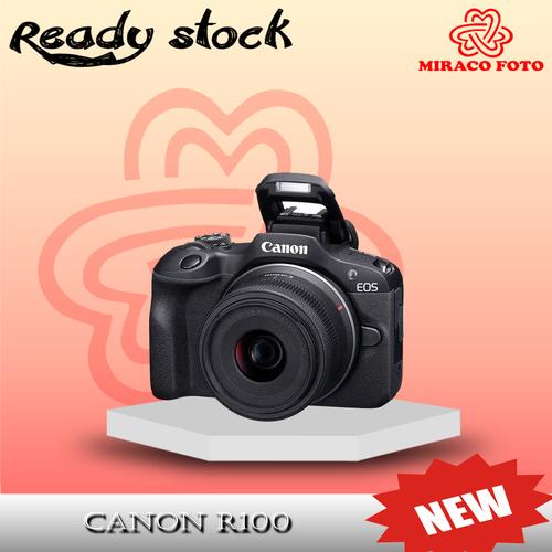 Jual Canon EOS R100 Kit 18-45mm IS STM Canon R 100 R100 Kit 1845mm ...