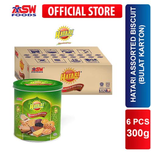 Promo Biskuit Hatari Kaleng Assorted Biscuits 325gr x 6 pcs Aneka Rasa ...