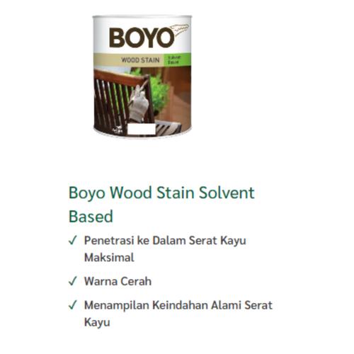 Jual AVIAN BOYO WOOD STAIN (SOLVENT BASE) POLITUR VERNISH 1L - Kab ...