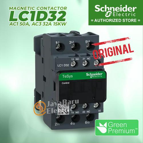 Jual Kontaktor / Contactor Schneider LC1D32M7 220V AC Coil - Jakarta Barat - Sinar Jaya Baru ...