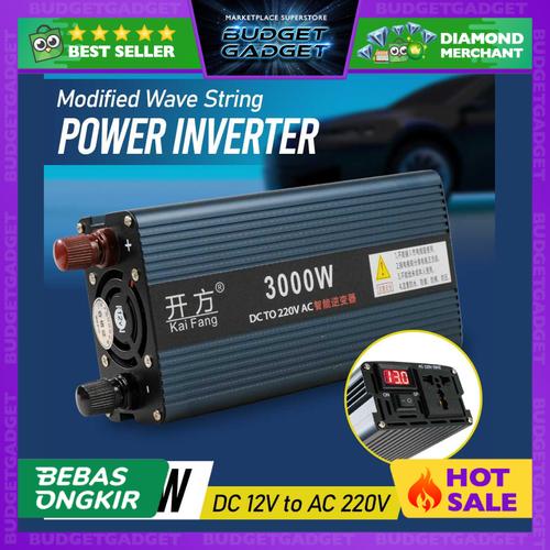 Jual Modified Wave String Power Inverter DC 12V to AC 220V 3000W ...