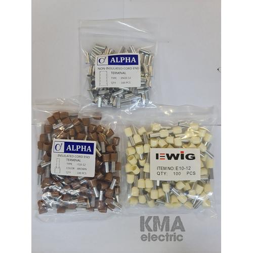 Jual scun ferrules / skun ferrules cord end terminal 10 mm - Jakarta ...