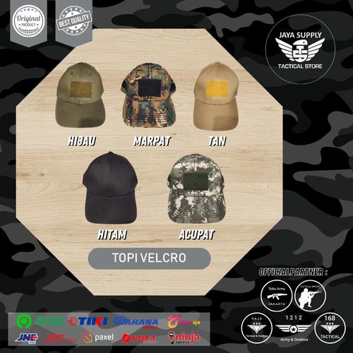 Jual Topi Velcro ARMY Tentara Tactical Combat Hat Militer Outdoor Rimba ...
