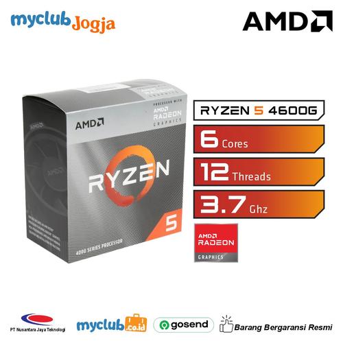 Jual AMD RYZEN 5 4600G 6 Cores 12 Threads 3.7GHz Cache 8MB Radeon Graphic - Kota Yogyakarta ...