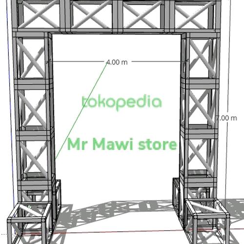 Jual gawangan Rigging, Backdrop, shond sistem, video Tron - Kab. Bogor ...