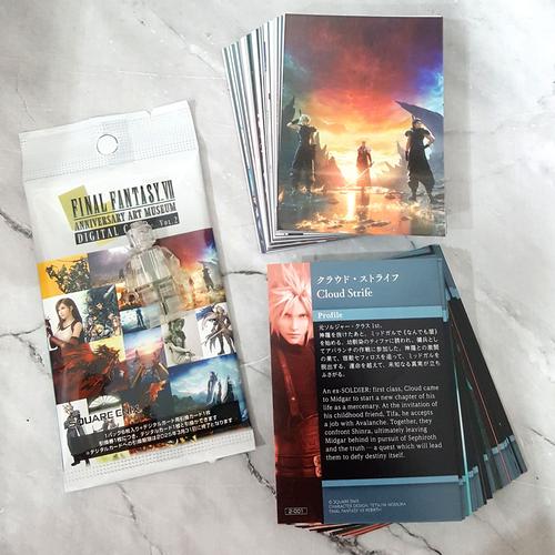 Promo FINAL FANTASY VII ANNIVERSARY ART MUSEUM 2 Normal Card FF7 ...