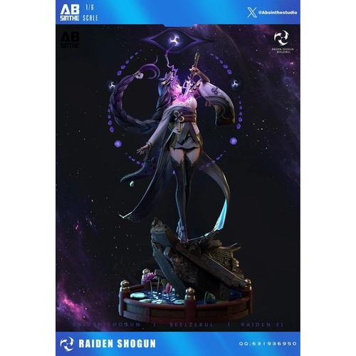 Jual Absinthe Studio Raiden Shogun Genshin Impact 1/6 FIGURE STATUE ...