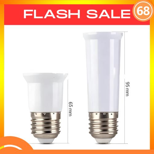 Jual Sambungan Fitting Lampu Downlight Panjang Extension E27 Holder ...