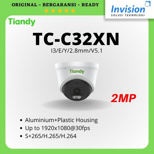 Jual Tiandy TC-C32XN Spark 2MP IR Built In Mic 2.8mm Indoor IP Camera ...
