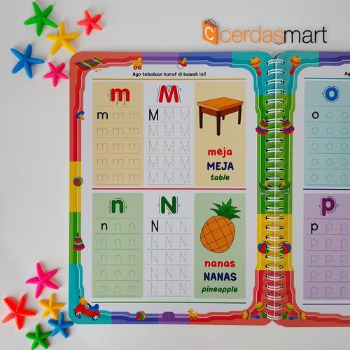 Jual BUKU WIPE AND CLEAN BOOK BELAJAR MENULIS HURUF DAN ANGKA TULIS ...