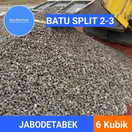 Jual Batu Split Cor 2-3 cm 1 Truk 6 m3 Kubik Beton Bangunan Taman - Kab ...