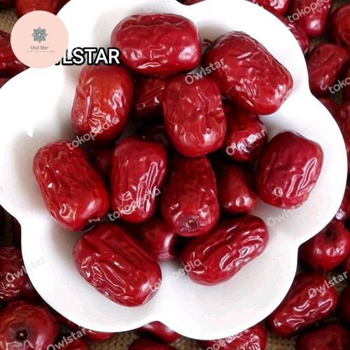 Jual ANGCO MERAH KURMA MERAH CINA HONG ZAO RED DATES - Small 30gr ...