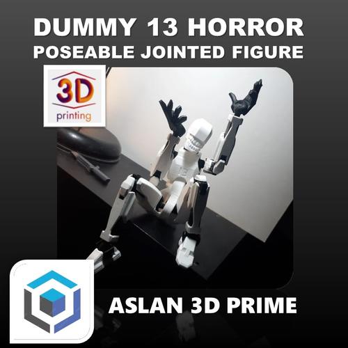 Jual DUMMY 13 HORROR POSEABLE ARTICULATED ACTION FIGURE LUCKY 3D Print ...