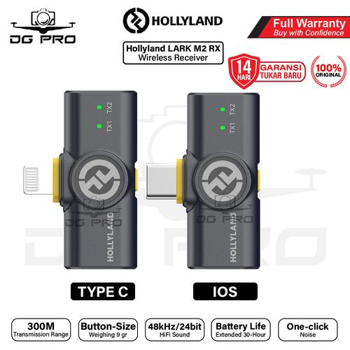 Jual Hollyland LARK M2 RX Wireless Receiver Lightning / USB Type C ...