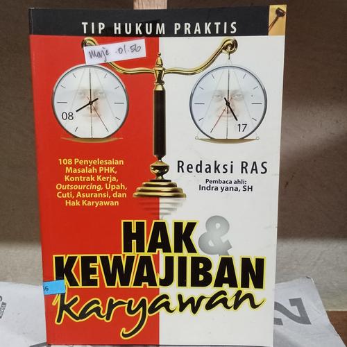 Jual HAK & KEWAJIBAN KARYAWAN - REDAKSI RAS - Kota Depok - Toko Tobas Tangga | Tokopedia