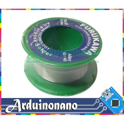 Jual Timah solder furukawa 0.8mm 60/40 10m / flux cored solder wired ...