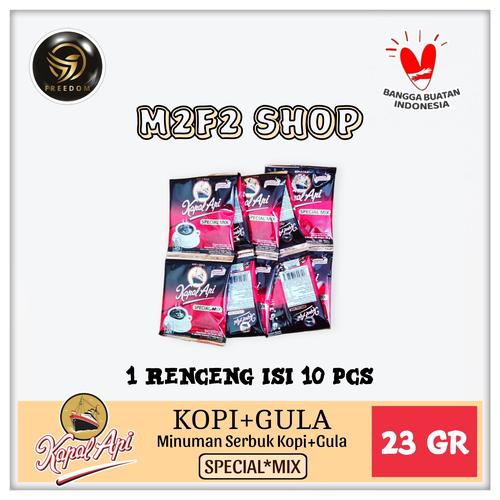 Jual Kopi Kapal Api Hitam + Gula Special Mix Sachet - 24 gr (Harga ...