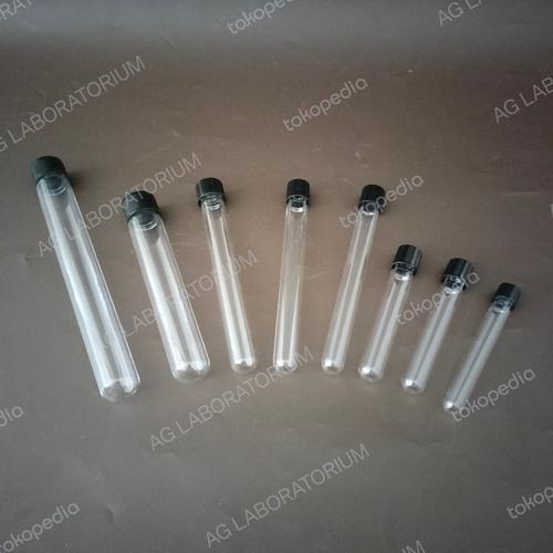 Jual Tabung Reaksi Tutup Ulir Plastik Test Tube Screw Cap - OD 18x150 ...