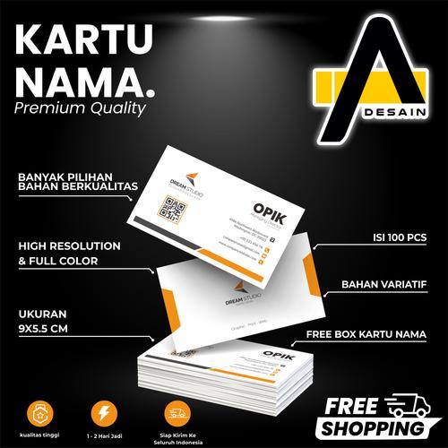 Jual Cetak Kartu Nama | Kartu Nama Custom Premium | Print Kartu Nama ...