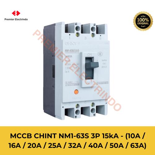 Jual MCCB Breaker CHINT NM1-63S 3P 15kA (10A/16A/20A/25A/32A/40A/50A/63A) - 63A - Kota Tangerang ...