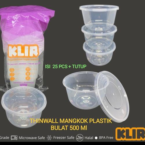 Jual Thinwall Mangkok Bulat 500 Ml- Mangkok Plastik 500 Ml Merk KLIR ... Jual Thinwall Mangkok Bulat 500 Ml- Mangkok Plastik 500 Ml Merk KLIR ...