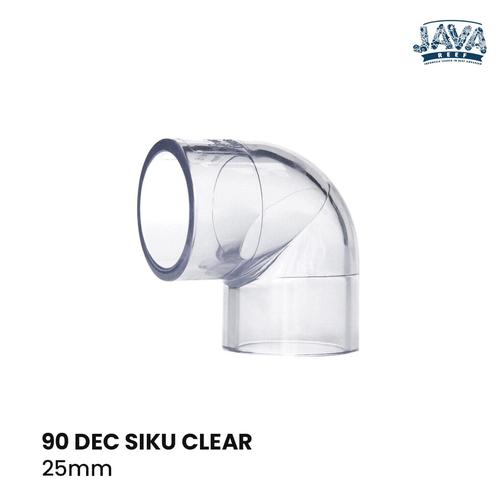Jual Flowcolour 90 Deg Elbow Knee / Keni / L Pipe Pipa U Clear 25mm - PVC by Sanking / San King ...