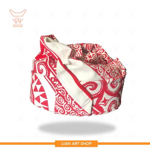Jual Topi Passapu Sarita Merah - polos - Kab. Toraja Utara - Lian Art ...