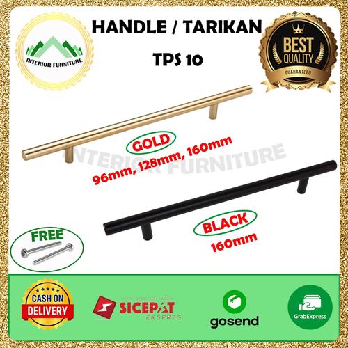 Jual Handle Tarikan Lemari Handel TPS 10 Hitam, Emas, Anodize Tarikan ...