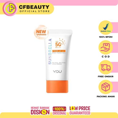 Promo YOU Tone Up UV Elixir Hyaluronic Acid SPF 50+ PA++++ Sunscreen ...
