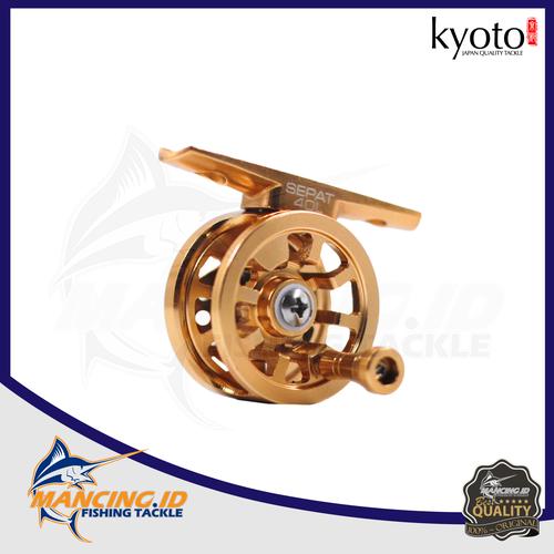 Jual Kyoto SEPAT 40L Handle Kiri Reel Mini Tokos Full Metal - GOLD ...
