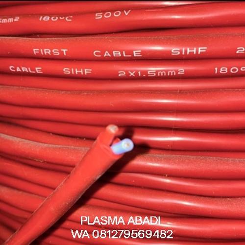 Jual KABEL SIHF 2X1.5MM FIRST CABLE 500V COLOUR RED TAHAN SUHU PANAS ...
